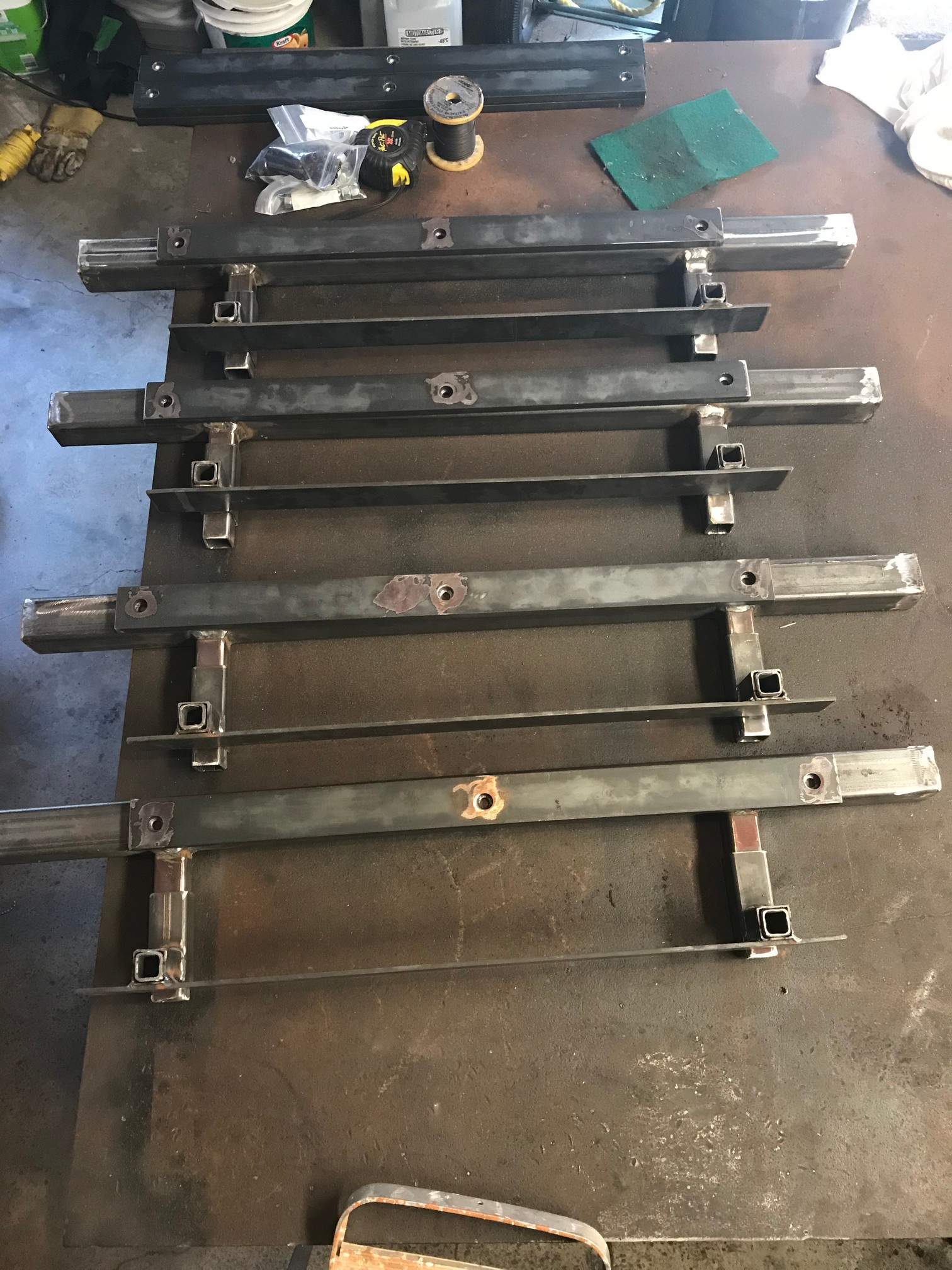 Door Security Bar, steel, commercial - JW Portable Welding & Repairs
